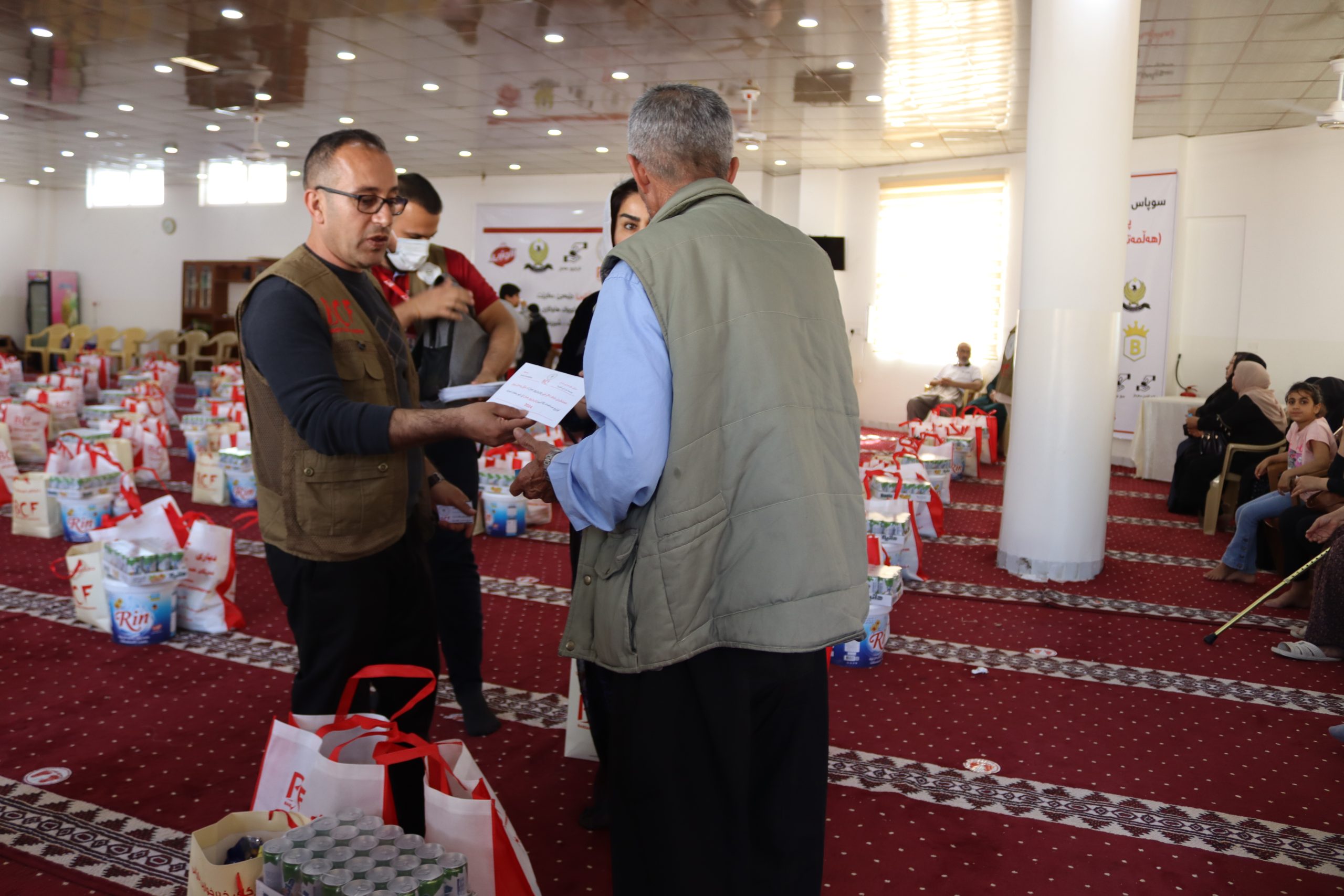 Barzani Charity Foundation is implementing the project “We are with you ...